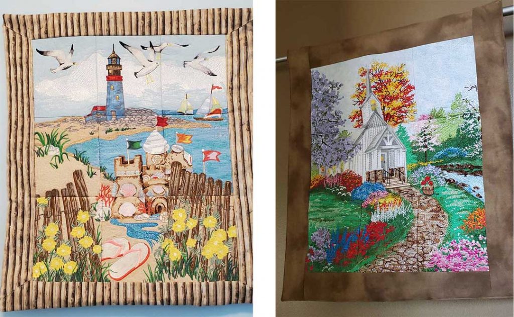 What I’m Embroidering: Tile Embroidery